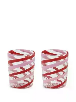 LISA CORTI X Canna Spiral Decorative Glasses - Red