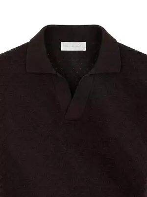 LUIGI GENTILE Open-knit Short-sleeve T-shirt