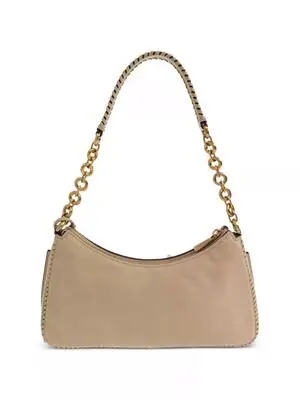 Michael Kors Medium Shoulder Bag With Whipstitch Detailing - Neutrals