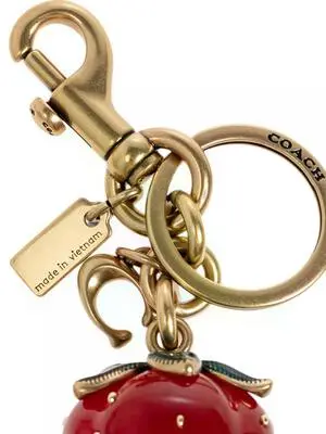 COACH Strawberry-charm Keyring