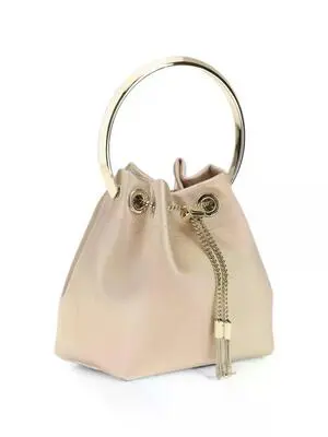 JIMMY CHOO Bon Bon Satin Bucket Bag
