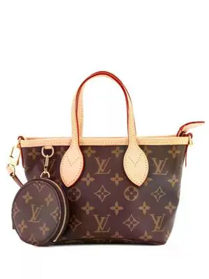 LOUIS VUITTON Monogram Canvas Bb Tote Bag With Pouch - Brown