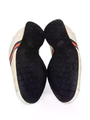 Gucci Web Croc-embossed Sneakers