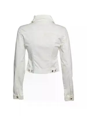 Red Valentino Floral-appliqué Denim Jacket