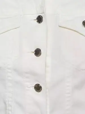 Red Valentino Floral-appliqué Denim Jacket