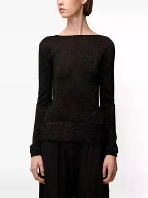 RETORI V-neck Blouse - Black