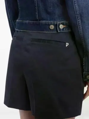 DONDUP Lori Pleated Logo-plaque Shorts