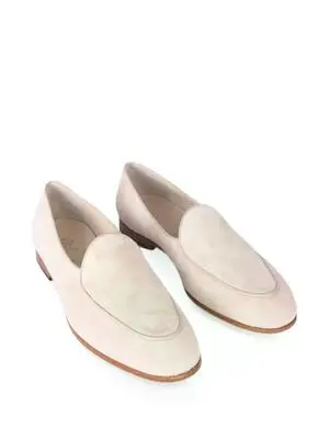 Eleventy Suede Slip-on Loafers
