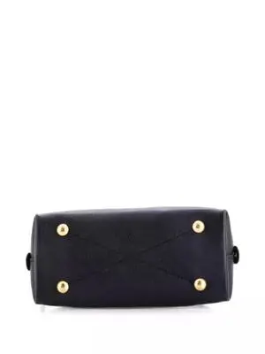 LOUIS VUITTON Monogram Empreinte Leather Satchel - Black