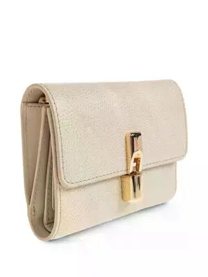 Furla Logo-plaque Pebbled-leather Wallet