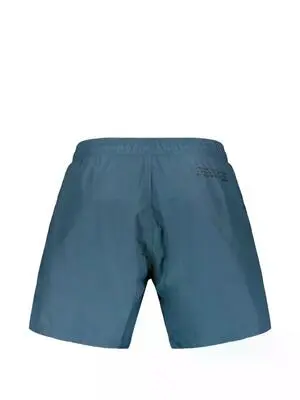 PLEIN SPORT Drawstring Vertical-stripe Swim Shorts