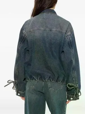 GESTUZ Gzsusara Bow-detail Denim Jacket