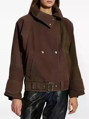 IRO PARIS Melior Belted Leather Jacket