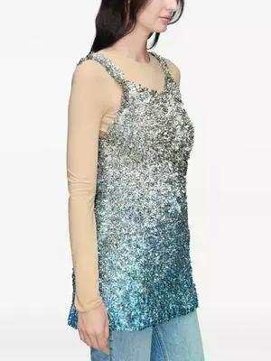 MAISON MARGIELA Tinsel-yarn Tank Top