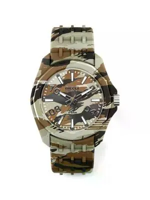 DIESEL® Stinger Camo Silicone Watch - Neutrals