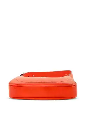 Gucci Aphrodite Leather Mini Shoulder Bag - Orange
