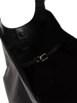 Furla Small Dora Buckle-detail Leather Tote Bag