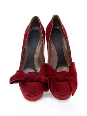 Marni Bow-detail Platform Pumps