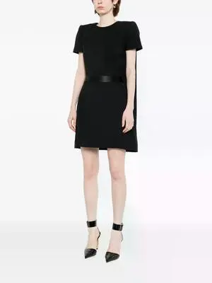 Alexander McQueen Belted Short-sleeve Dress