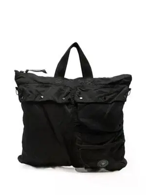 C.P. COMPANY Logo-patch Multi-pocket Tote Bag - Black