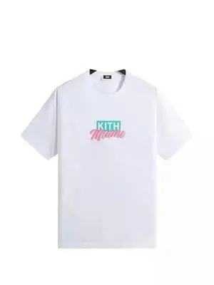 Kith Miami Classic Logo Short-sleeve T-shirt - White