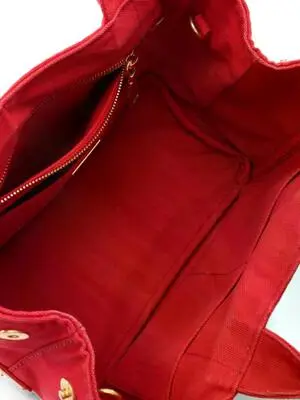 Prada 2000s Canapa Two-way Handbag