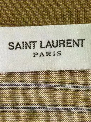 Saint Laurent 2019 Striped Star-logo T-shirt