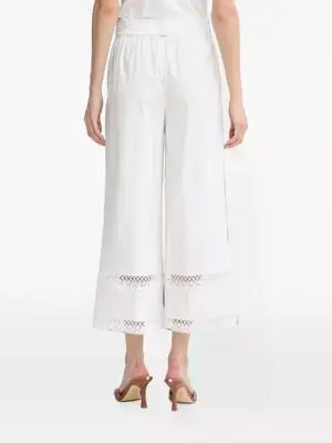 TWINSET Embroidered Wide-leg Trousers