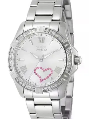 INVICTA Angel 38mm Watch With Crystal-embellished Bezel And Heart Motif