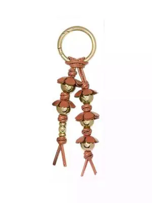 Michael Kors Floral Beaded Bag Charm