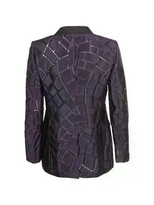 Escada Jacquard Texture Blazer