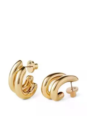 Jenny Bird Florence Double Hoop Earrings In Tone