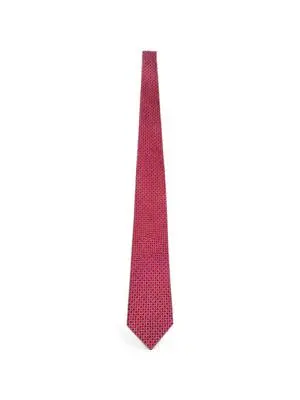 FERRAGAMO Gancini-print Tie