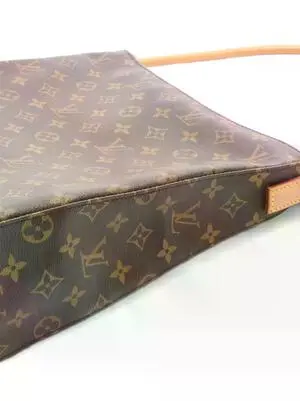 LOUIS VUITTON Monogram Canvas Looping Gm Shoulder Bag - Brown