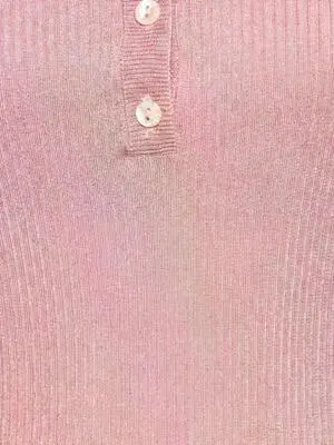 Dolce & Gabbana Ribbed-knit Polo Shirt
