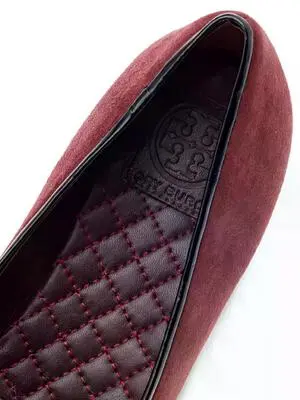 Tory Burch Bow-detail Suede Loafers