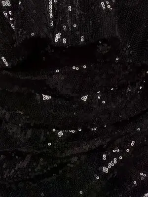 Attico Sequinned Ruched Mini Dress