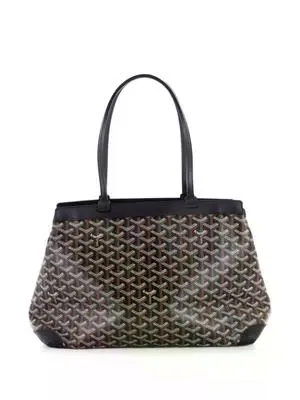 Goyard Bellechasse Pm Tote Bag In Coated Canvas - Black