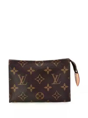 LOUIS VUITTON Monogram Canvas Pouch - Brown