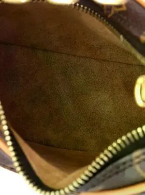 LOUIS VUITTON Monogram Canvas Shoulder Bag - Brown