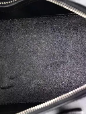 Balenciaga Logo Ville Bag Leather Small Satchel
