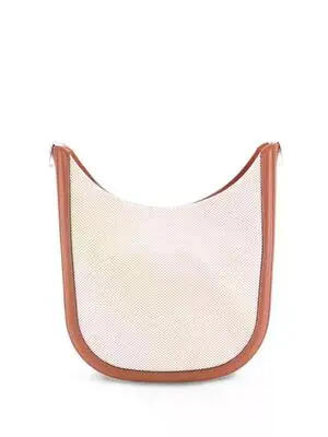 Valentino Garavani Antibes Canvas With Leather Small Crossbody Bag - Brown