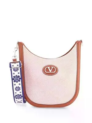 Valentino Garavani Antibes Canvas With Leather Small Crossbody Bag