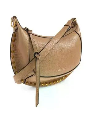 Isabel Marant Étoile Oskan Moon Studded Leather Shoulder Bag