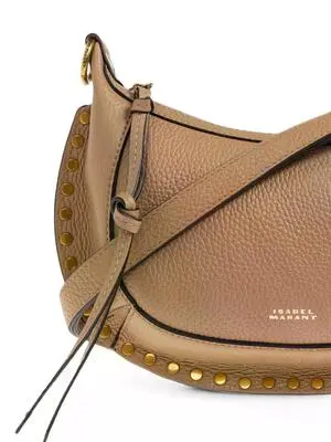 Isabel Marant Étoile Oskan Moon Studded Leather Shoulder Bag