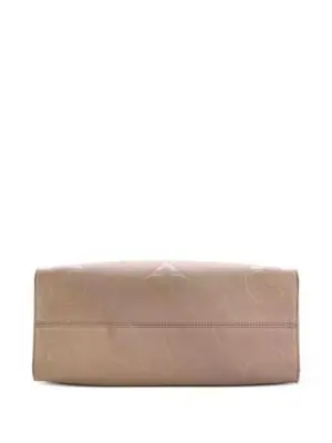 LOUIS VUITTON Onthego Mm Monogram Empreinte Giant Tote Bag - Neutrals