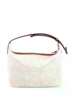 Loewe Cubi Anagram Jacquard Medium Hobo Bag