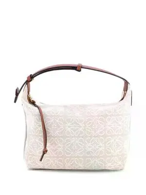 Loewe Cubi Anagram Jacquard Medium Hobo Bag