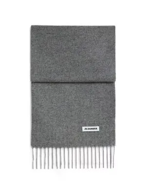 JIL SANDER Slim Cashmere Blend Scarf