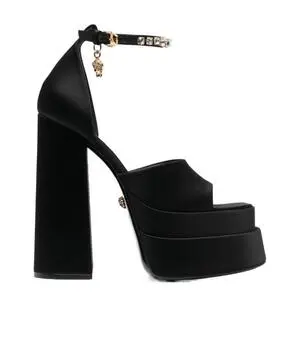 Versace Medusa Aevitas Platform Sandals - Black